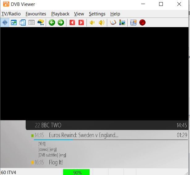 Black Screen on DVBViewer Pro - Newbies DVBViewer Pro/GE - DVBViewer ...
